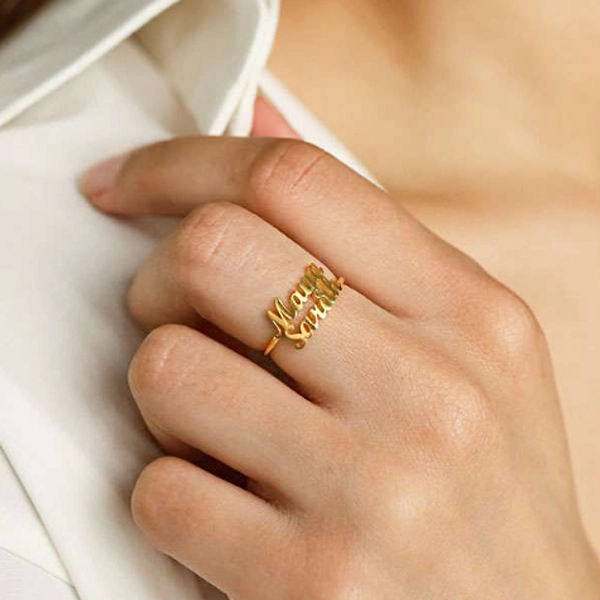 Double Name Ring