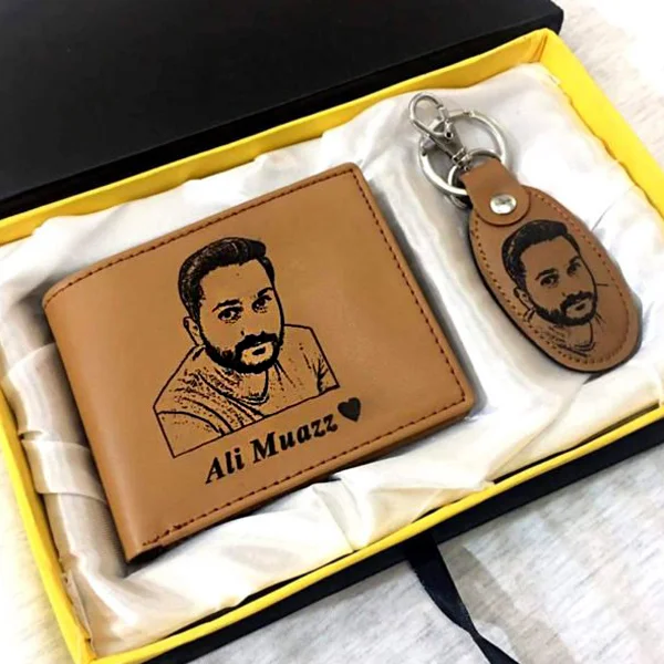 Customized Picture Wallet & Keychain